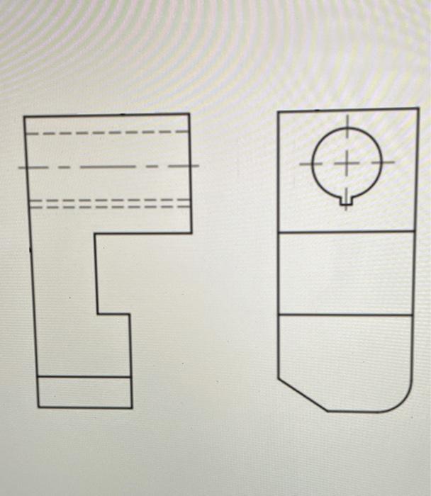Solved Construct the extension lines,dimension lines,leaders | Chegg.com