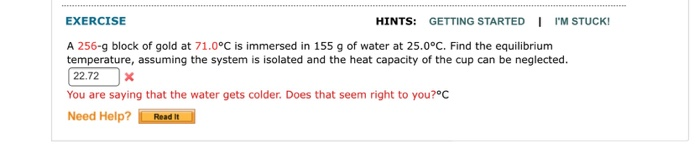 Solved EXERCISE HINTS: GETTING STARTED I'M STUCK! A 256-9 | Chegg.com