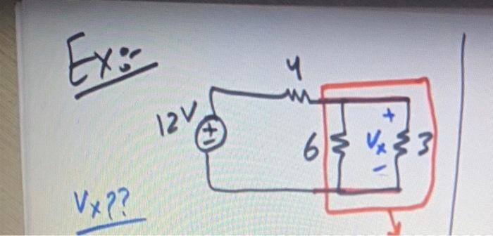 Solved Exir 4 + 12V Vx?? Exir 4 + 12V Vx?? | Chegg.com