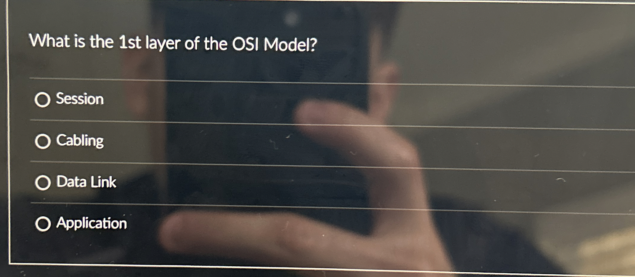 Solved What is the 1st layer of the OSI | Chegg.com