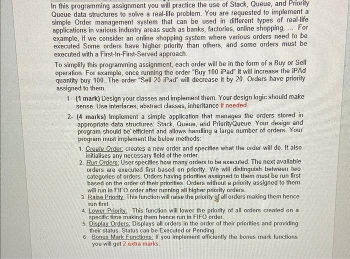 Solved In this programming assignment you will practice the | Chegg.com