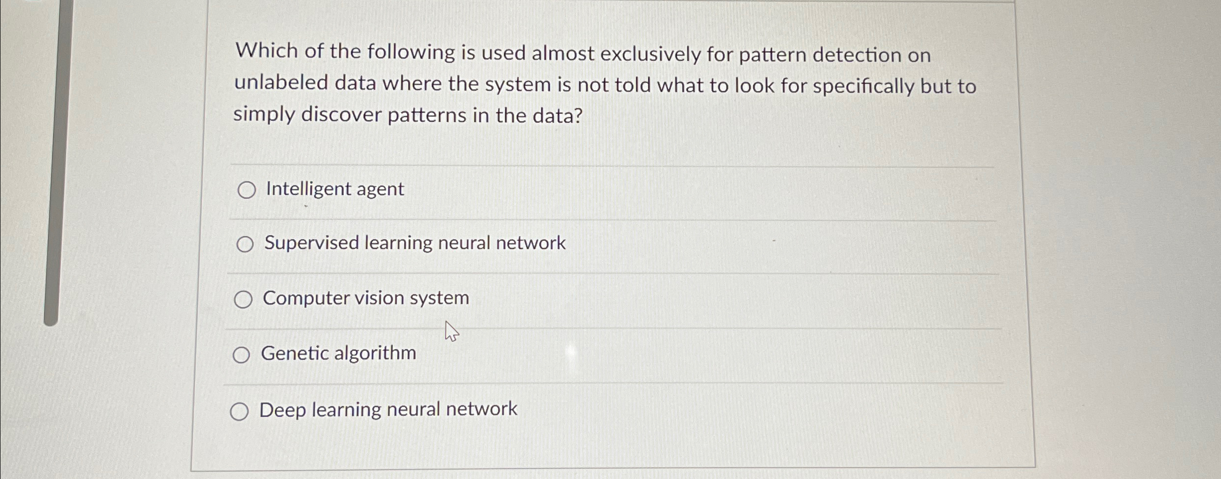 Solved Which of the following is used almost exclusively for | Chegg.com
