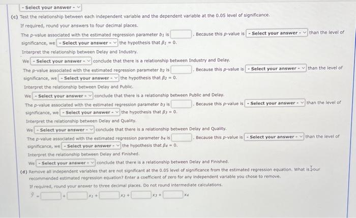 Solved (a) Develop the estimated regression equation ving | Chegg.com