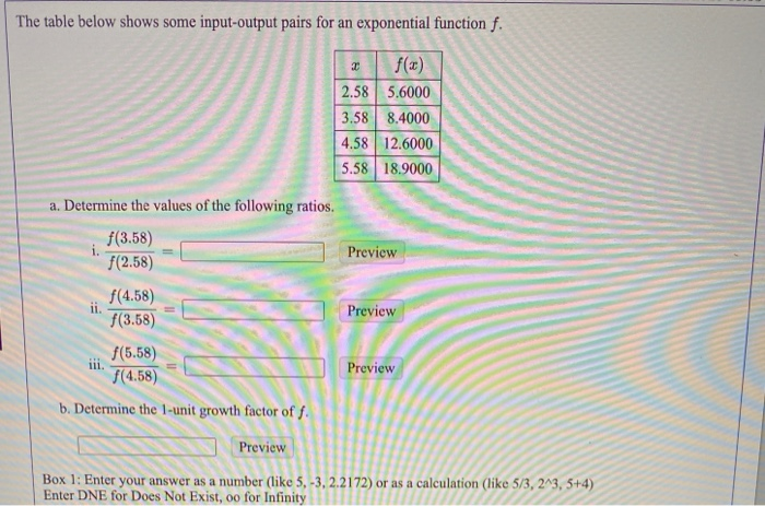 Solved The table below shows some input-output pairs for an | Chegg.com