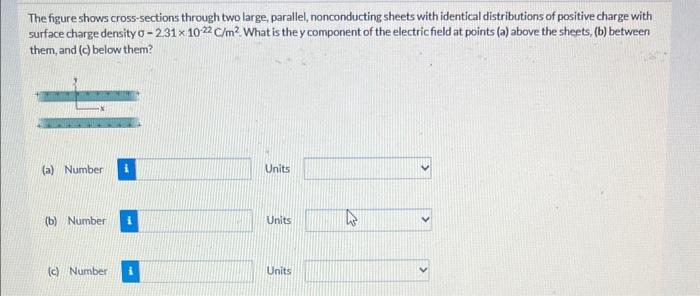 Solved The figure shows cross-sections through two large, | Chegg.com