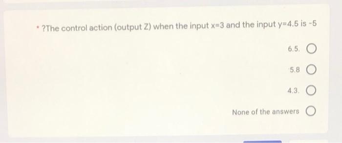 Q4/[40 Marks) Fuzzy logic controller with two inputs | Chegg.com