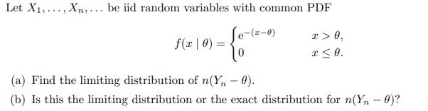 Let x1,dots,xn,dots be iid random variables with | Chegg.com