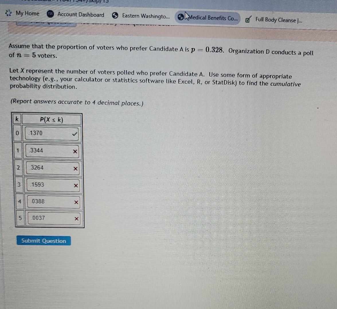 Solved Assume that the proportion of voters who prefer | Chegg.com