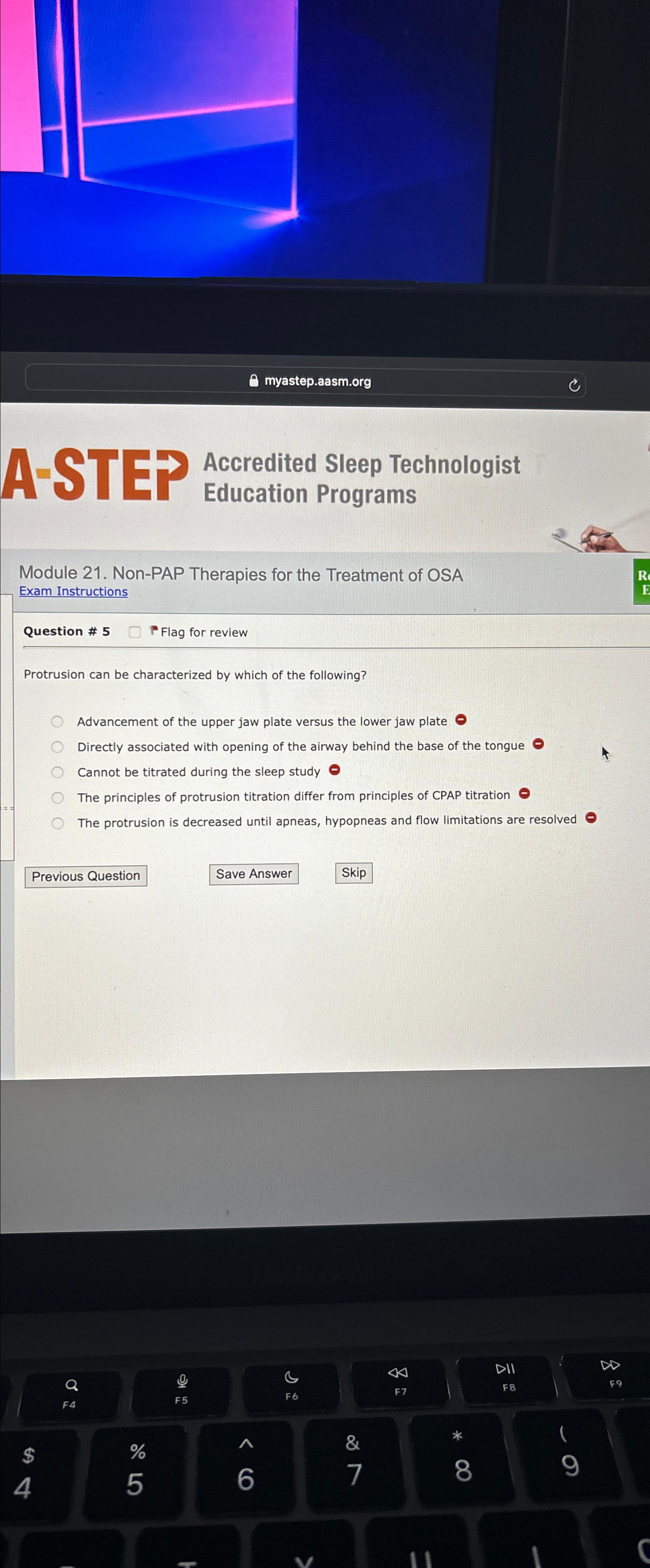 Solved A-STEPAccredited Sleep Technologist Education | Chegg.com