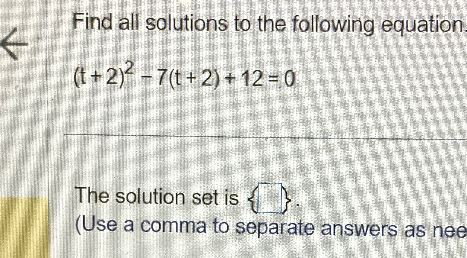 Solved Find all solutions to the following | Chegg.com