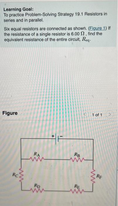 Solved Learning Goal: To practice Problem-Solving Strategy | Chegg.com