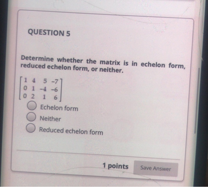 Solved QUESTION 1 If A is a 4x4 lower triangular matrix with | Chegg.com