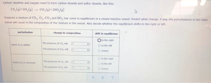 Solved Carbon disulfide and oxygen react to form carbon | Chegg.com