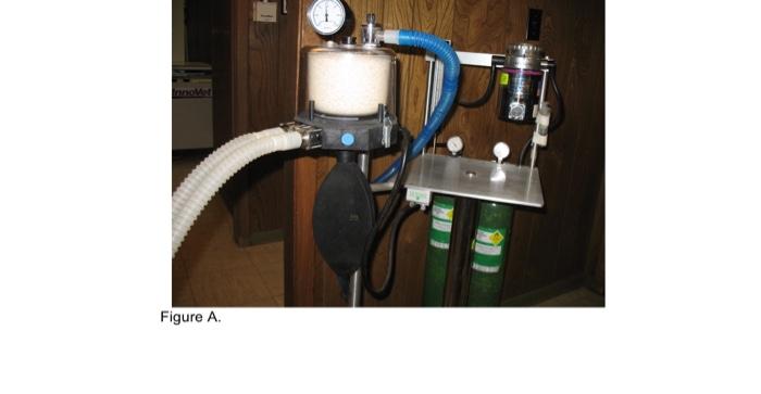 Solved 18. Identify the oxygen flush valve on Figure A with | Chegg.com