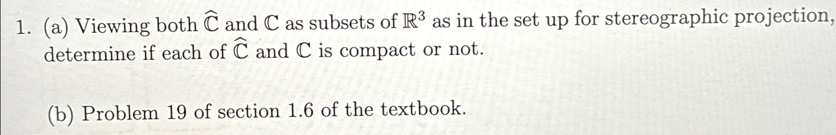 Solved (a) Viewing both widehat(C) and C as subsets of R3 | Chegg.com Solved (a) Viewing both widehat(C) and C as subsets of R3 | Chegg.com
