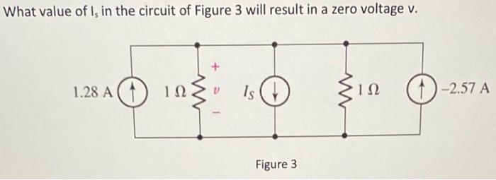 Solved what is the value of I subscript s in the circuit of | Chegg.com