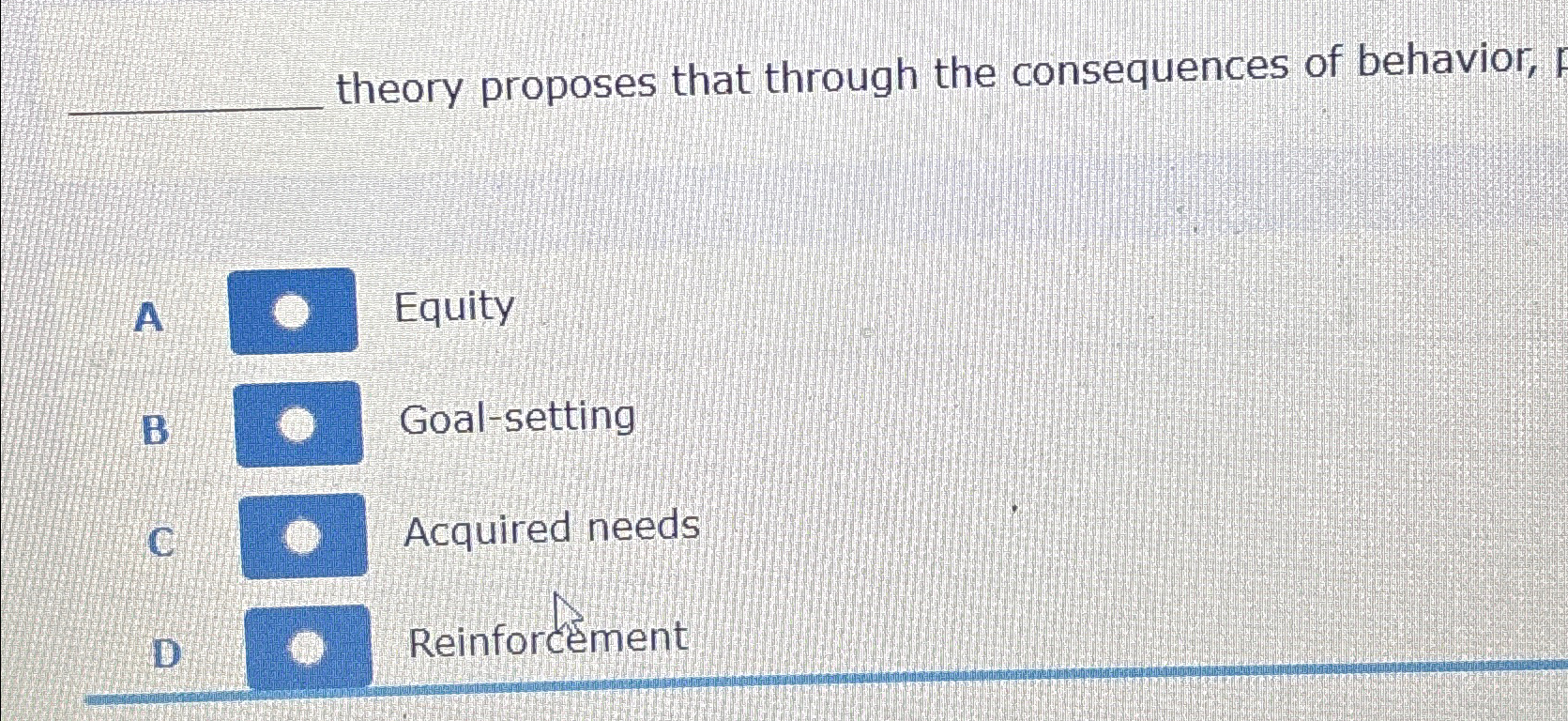 Solved theory proposes that through the consequences of | Chegg.com