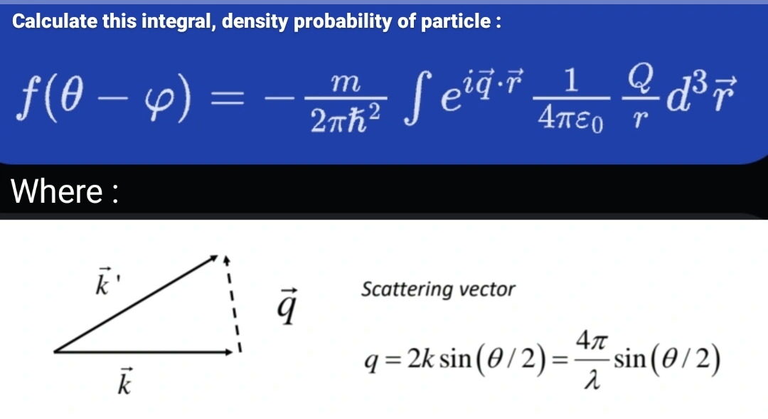 Solved Calculate this integral, density probability of | Chegg.com