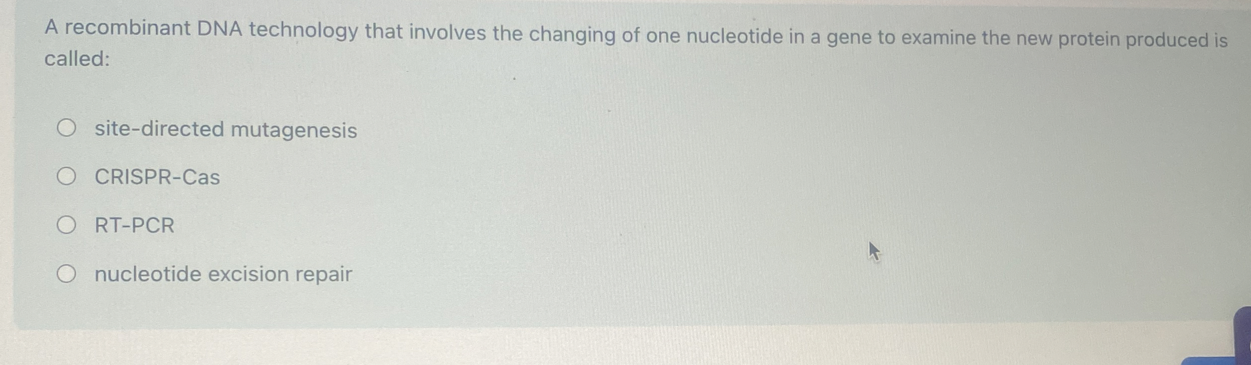 Solved A recombinant DNA technology that involves the | Chegg.com