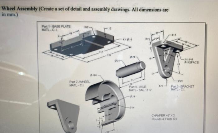 Solved please send a link to the drawin in autodesk inventor | Chegg.com