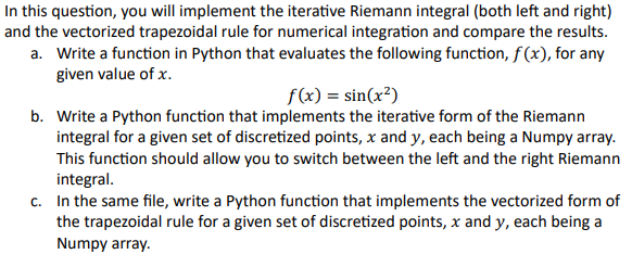 Solved In this question, you will implement the iterative | Chegg.com