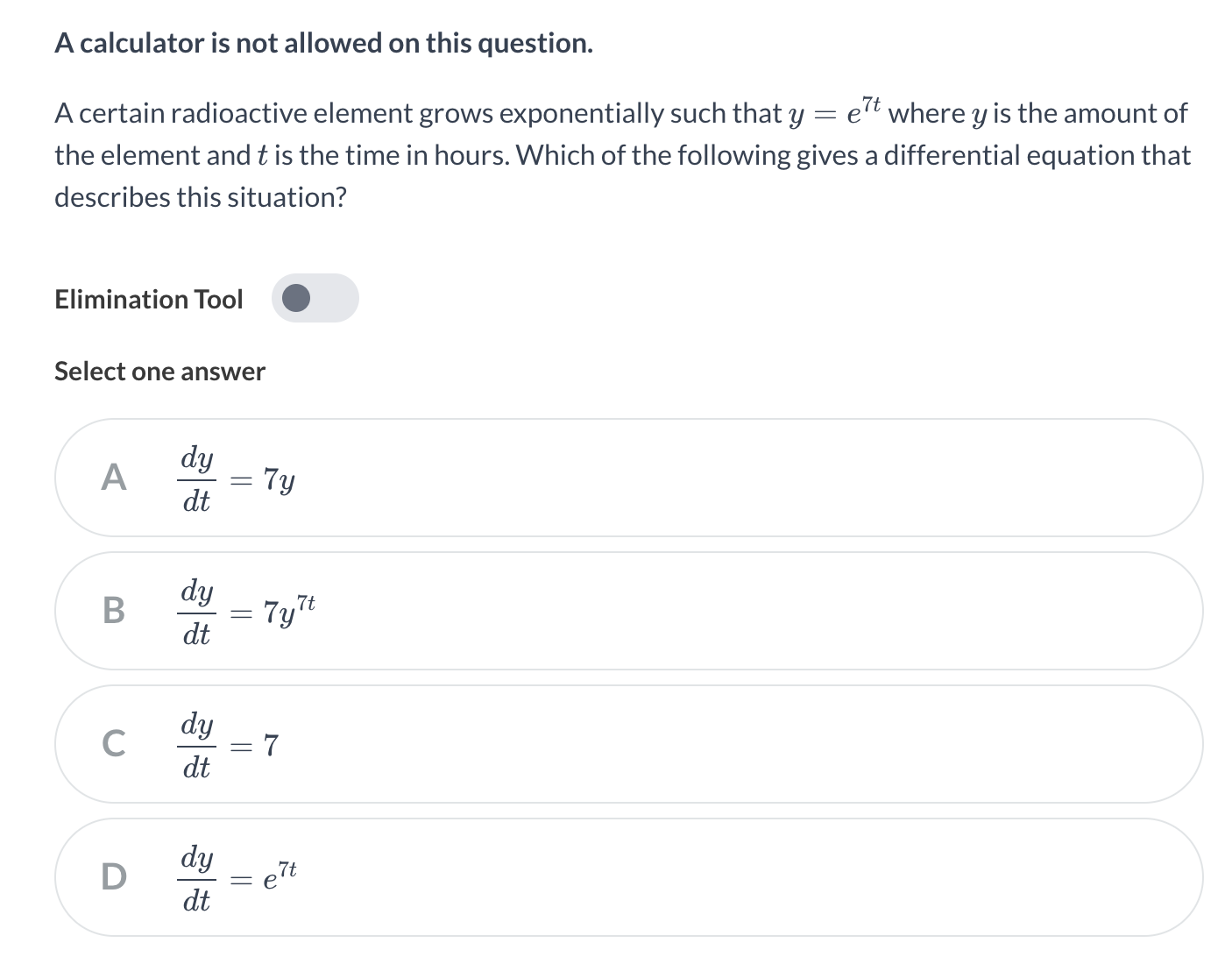 Solved A certain radioactive element grows exponentially | Chegg.com