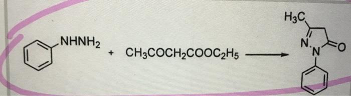 Solved H₂C NH2NH2 + CH3COCH2COOC2H5 N.. 'N H NH2 -R + | Chegg.com
