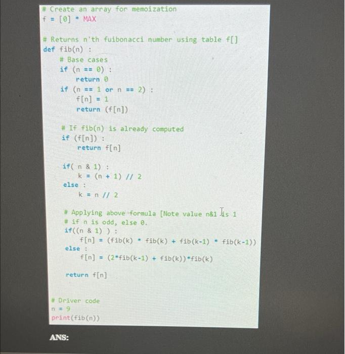 Solved Q17: The below code shows the recursive squaring of | Chegg.com