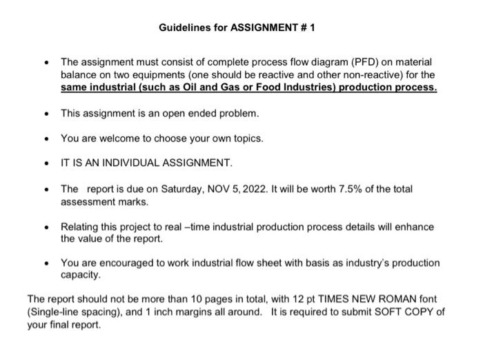Solved - The assignment must consist of complete process | Chegg.com