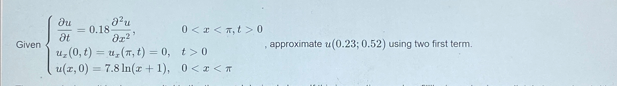 Given | Chegg.com