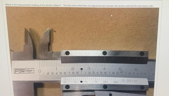 Solved What is the measurement reading of the Vernier | Chegg.com