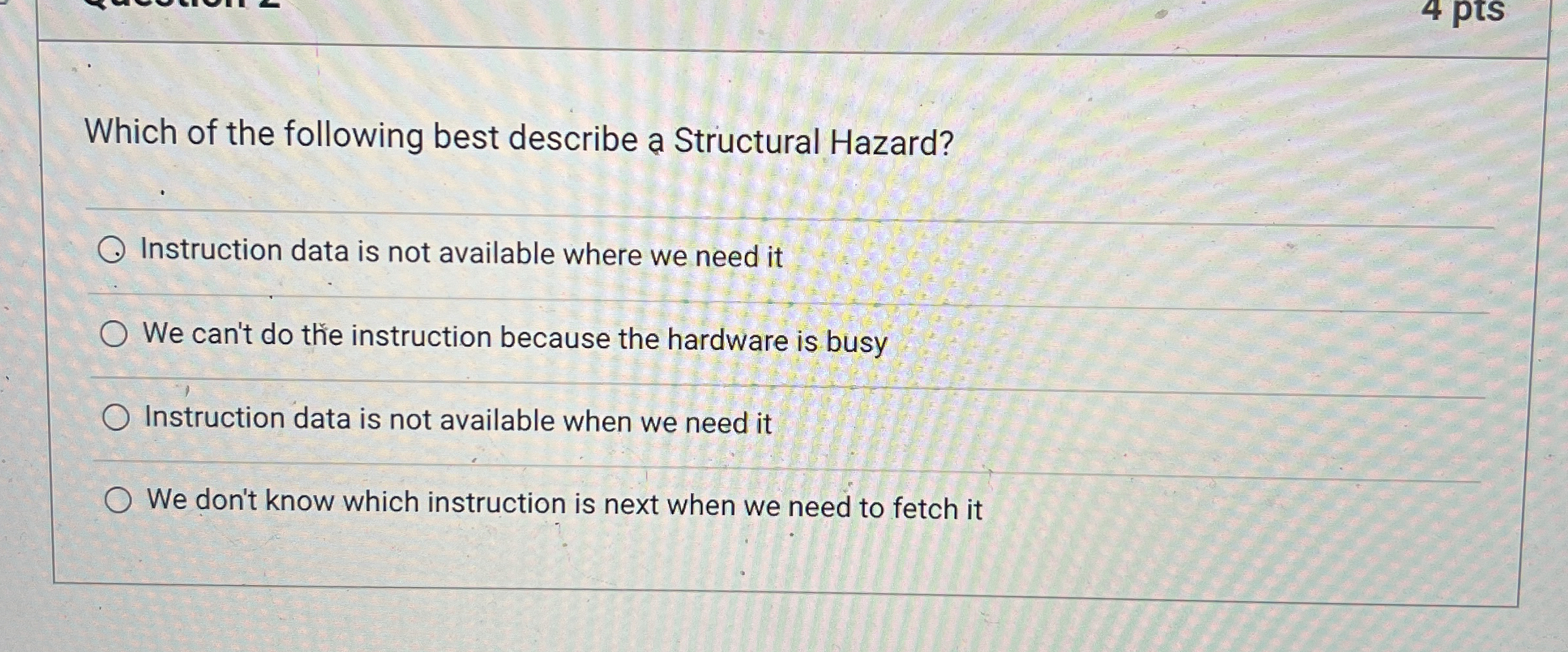 Solved Which of the following best describe a Structural | Chegg.com