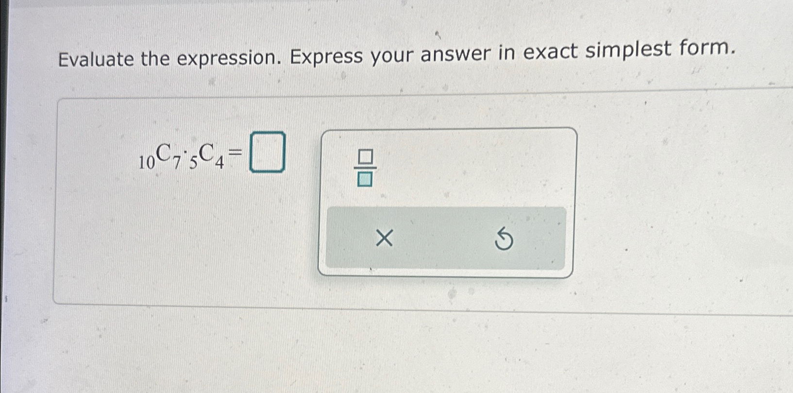 Solved Evaluate the expression. Express your answer in exact | Chegg.com