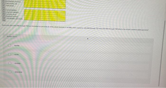 Applying Excel 12: Absolute cell references | Chegg.com