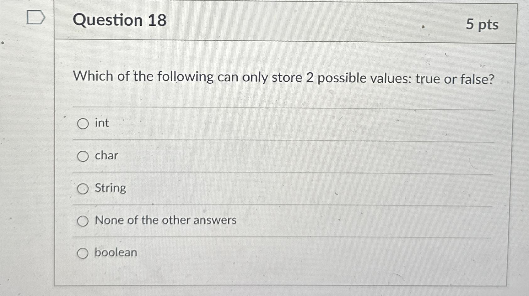 Solved Question 185 ﻿ptsWhich of the following can only | Chegg.com