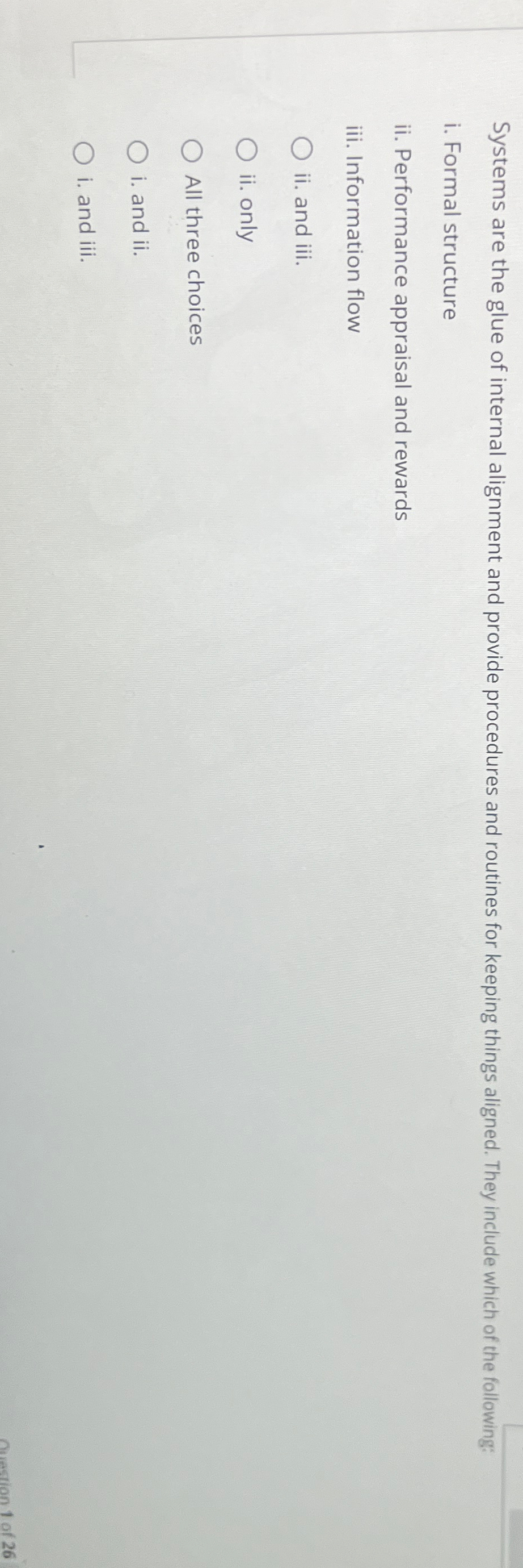 Solved Systems are the glue of internal alignment and | Chegg.com