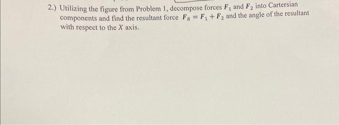 2.) Utilizing the figure from Problem 1 , decompose | Chegg.com