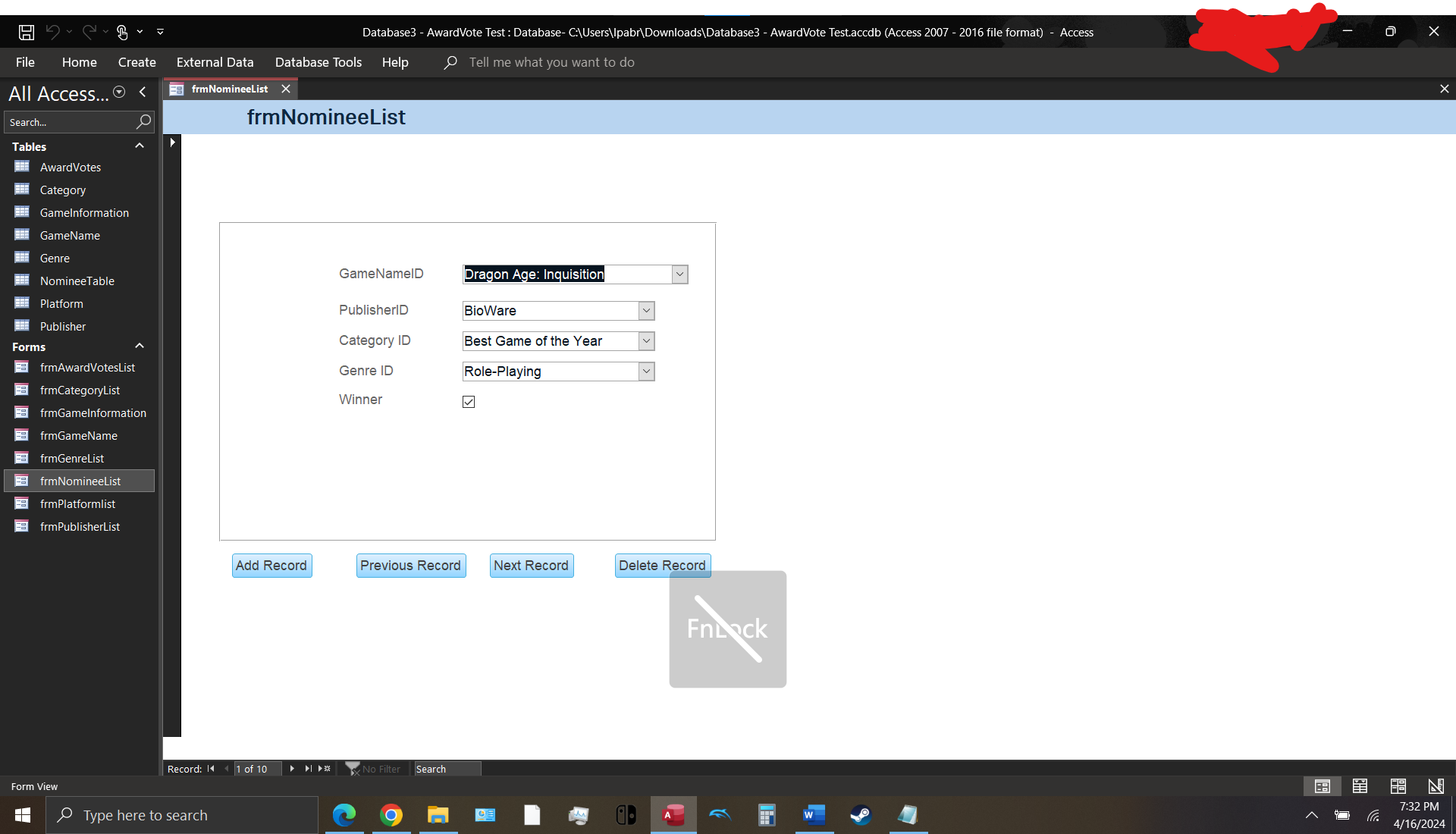 Solved Please help me with this task for Microsoft access. | Chegg.com