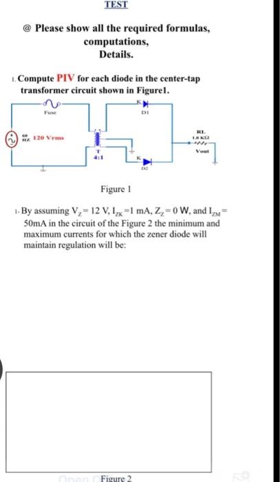 Solved @ Please show all the required formulas, | Chegg.com