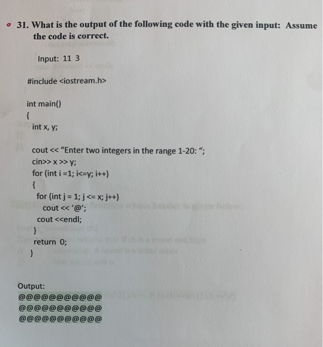 Solved C++for #30, I need an explanation how did they get | Chegg.com