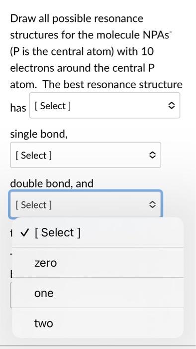 Solved Draw all possible resonance structures for the | Chegg.com