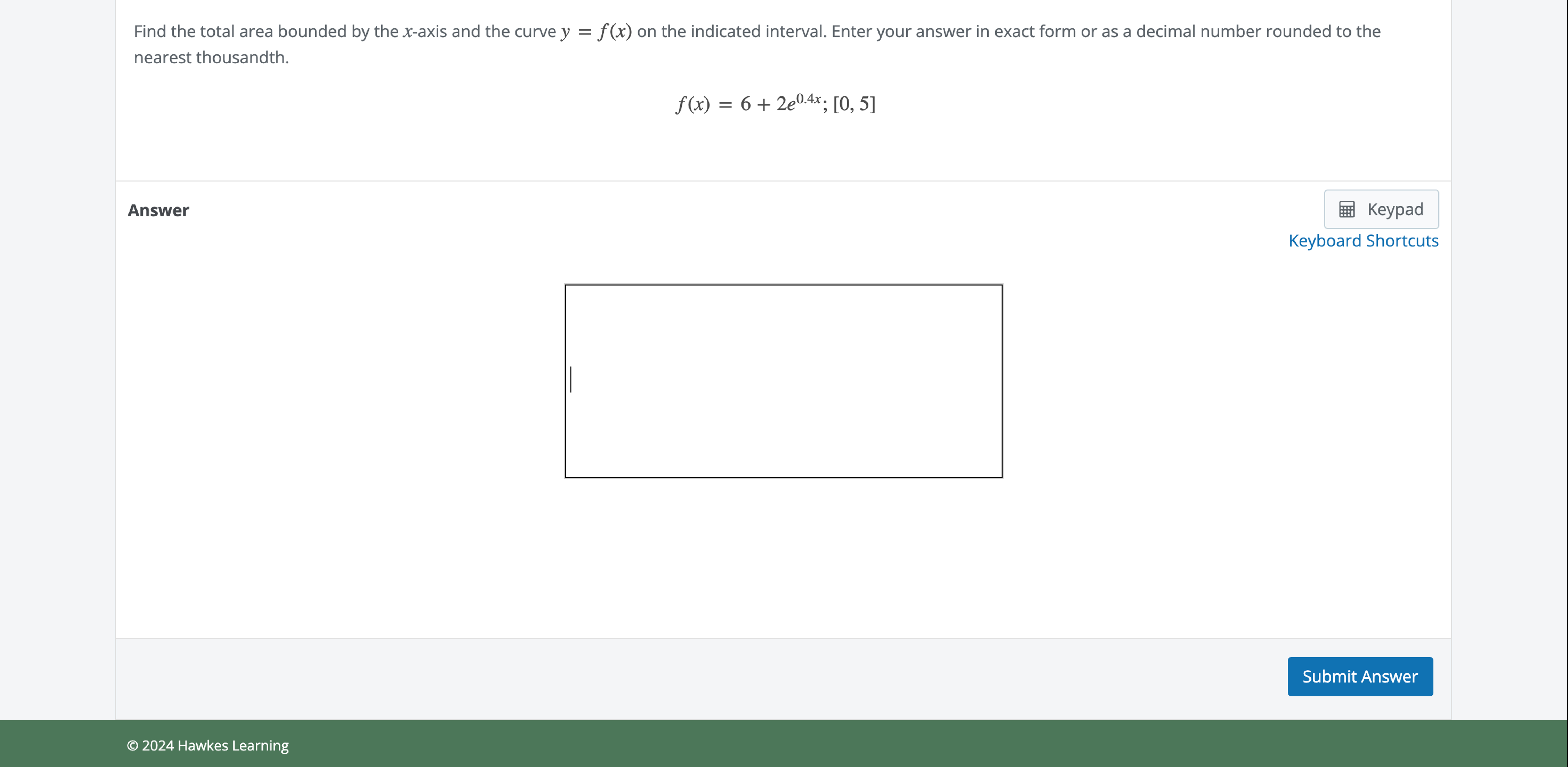 Solved Find the total area bounded by the x-axis and the | Chegg.com