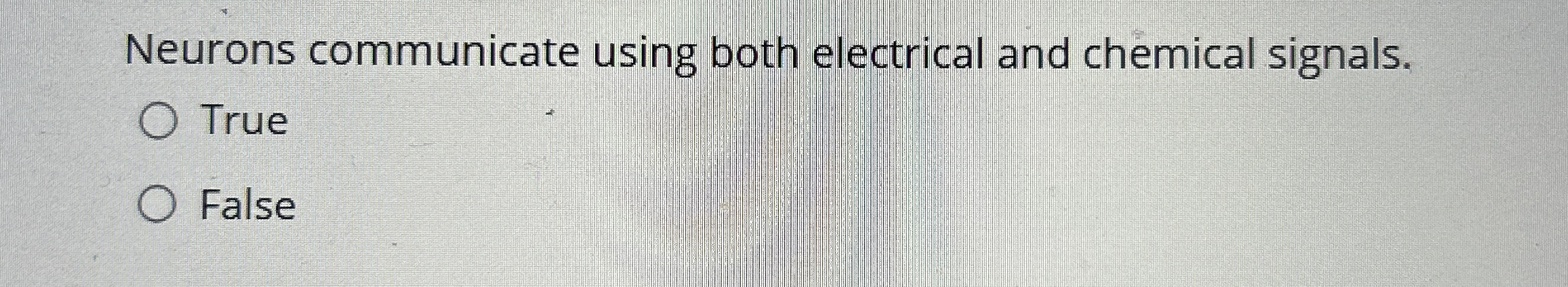 Solved Neurons communicate using both electrical and | Chegg.com