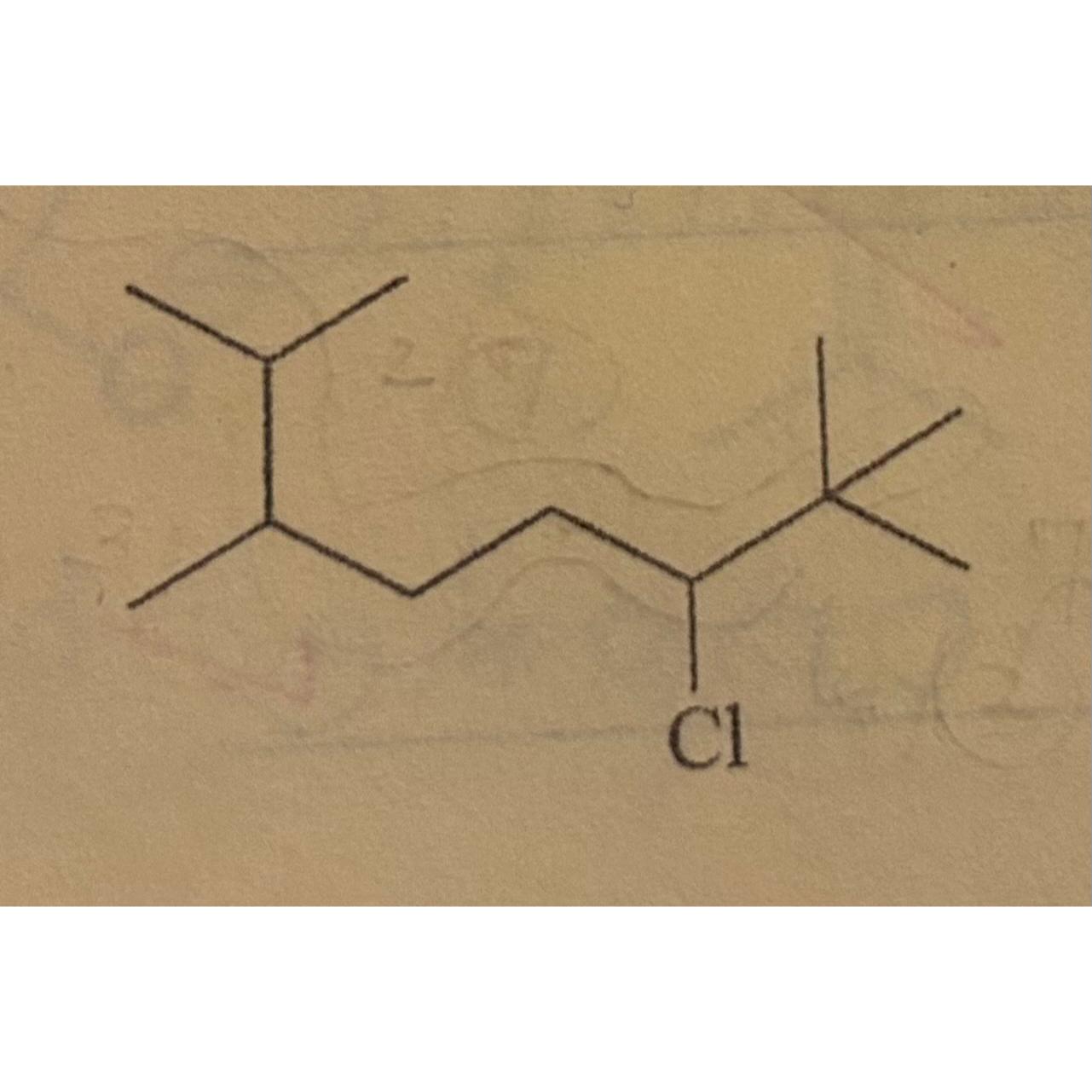 Solved Name the following acyclic molecule according to | Chegg.com