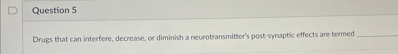 Solved Drugs that can interfere, decrease, or diminish a | Chegg.com