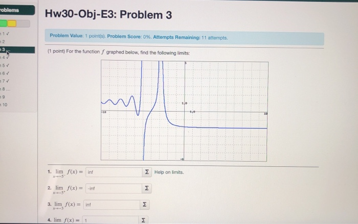 Solved roblems Hw30-Obj-E3: Problem 3 Problem Value: 1 | Chegg.com Solved roblems Hw30-Obj-E3: Problem 3 Problem Value: 1 | Chegg.com