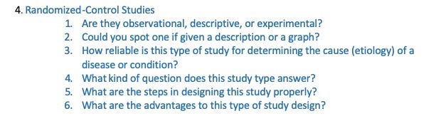 Solved 4. Randomized-Control Studies 1. Are they | Chegg.com