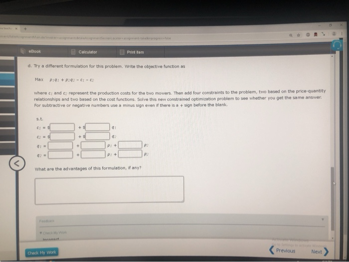 Solved Lawn King manufactures two types of riding lawn | Chegg.com