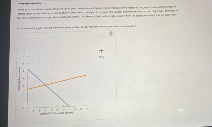 Solved Using Aplia graphs Some questions will ask you to | Chegg.com