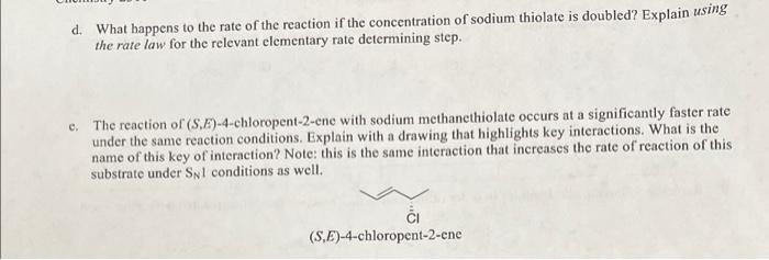 Solved 8. Consider the reaction of (S)-2-chloropentane with | Chegg.com
